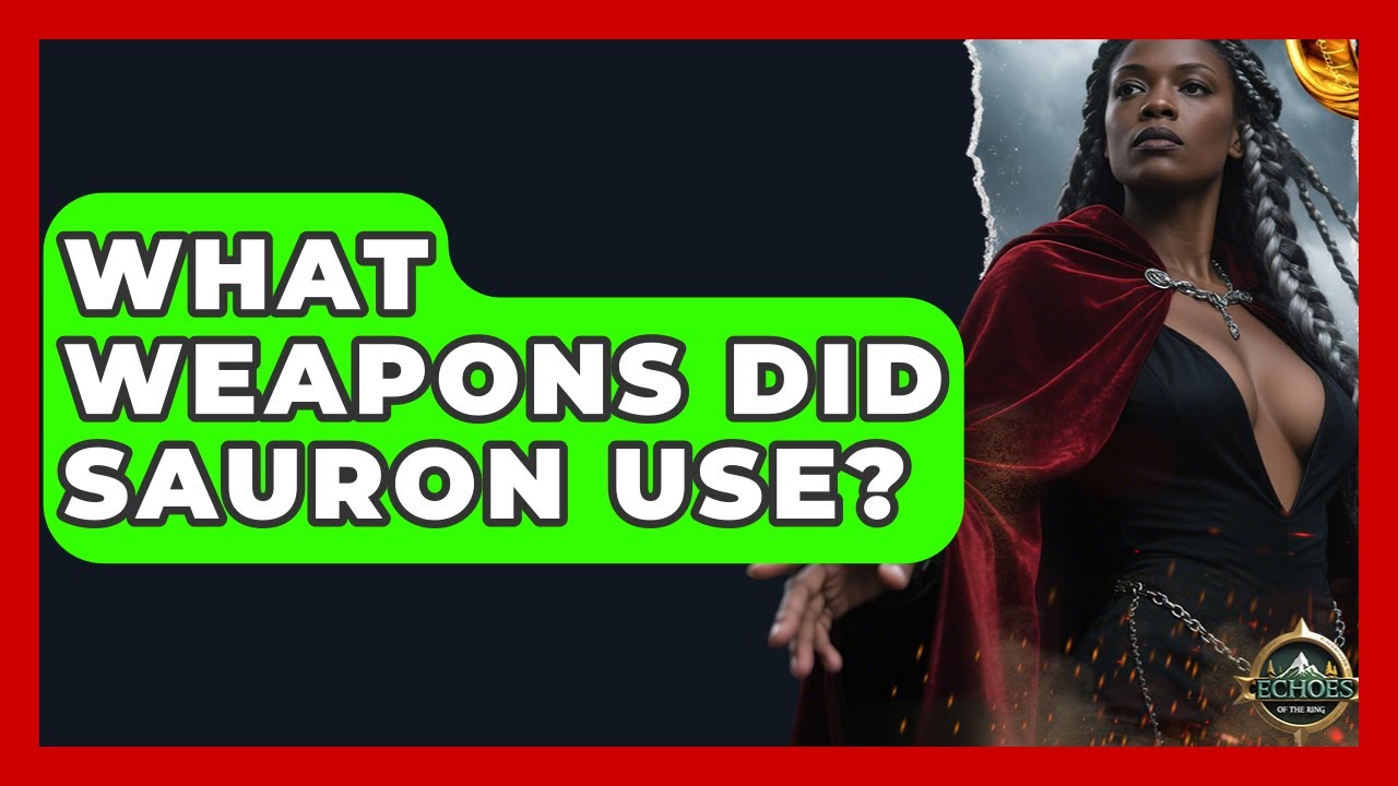 What Weapons Did Sauron Use? - Test - YouTube