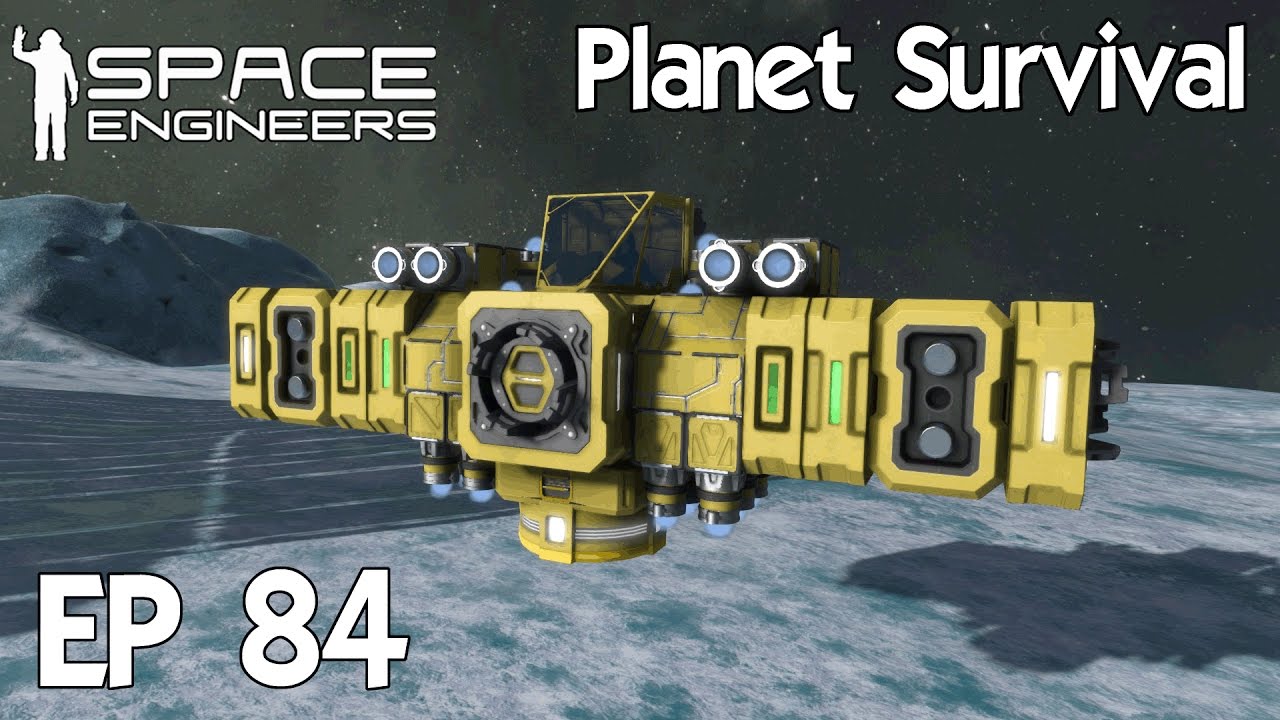 Space Engineers Planets - Ep 84 New Blocks, New Battery Carrier - YouTube