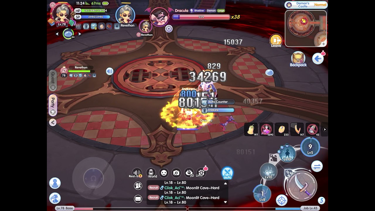 TANK LORD KNIGHT ROX SOLO DRACULA NORMAL ! REFLECT + REGEN BUILD ...