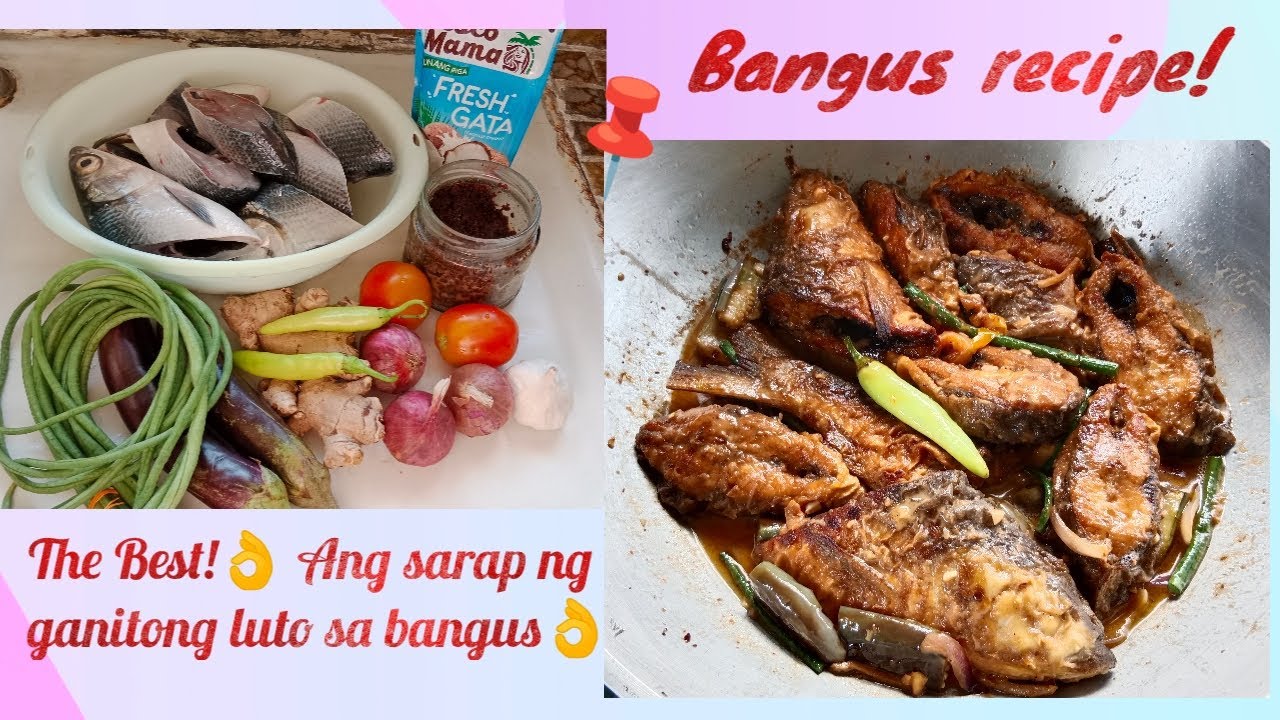 Ang sarap ng ganitong luto sa bangus, sauce pa lang ulam na! Bangus ...