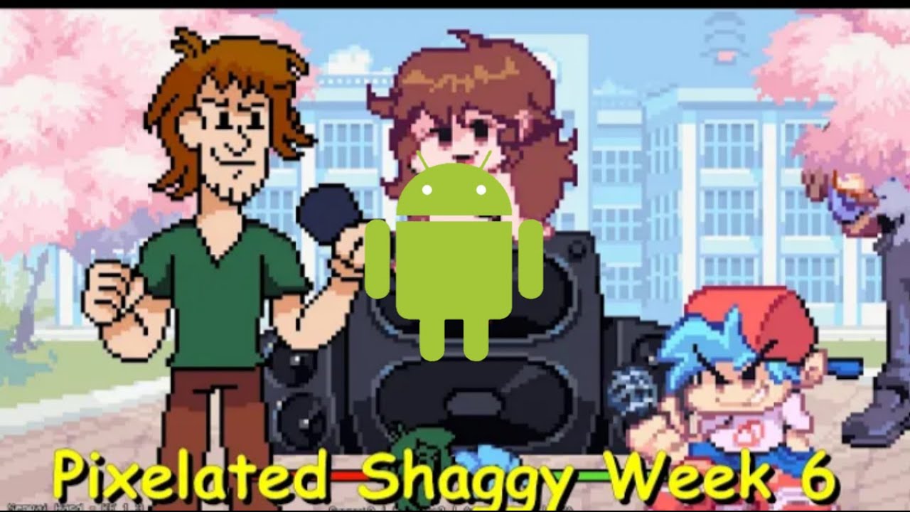 Friday night funkin VS Shaggy Pixel mod Android otimizado - YouTube