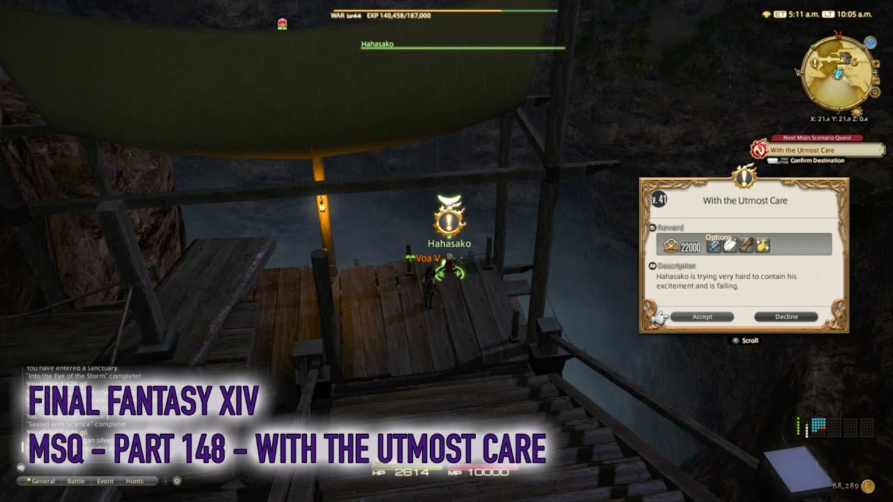 Let's play Final Fantasy XIV - MSQ Walkthrough - Part 148 - With the ...