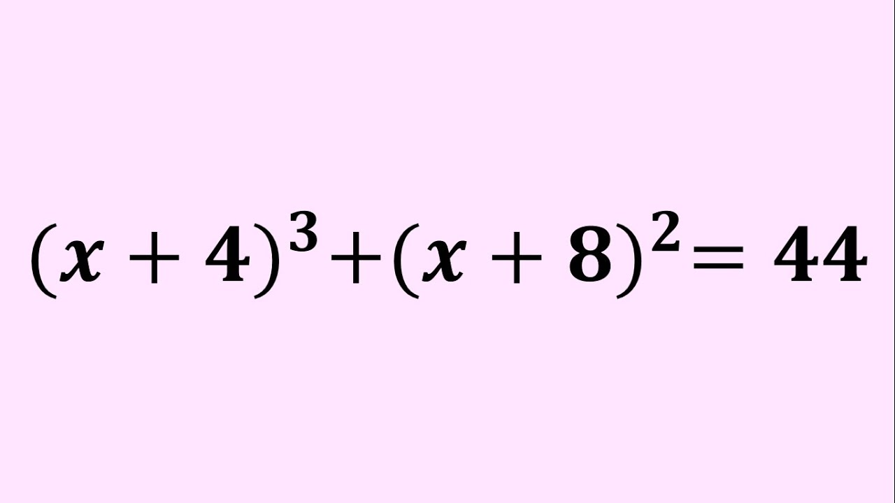 Can You Solve This Cubic Equation? | An Olympiad Challenge - YouTube