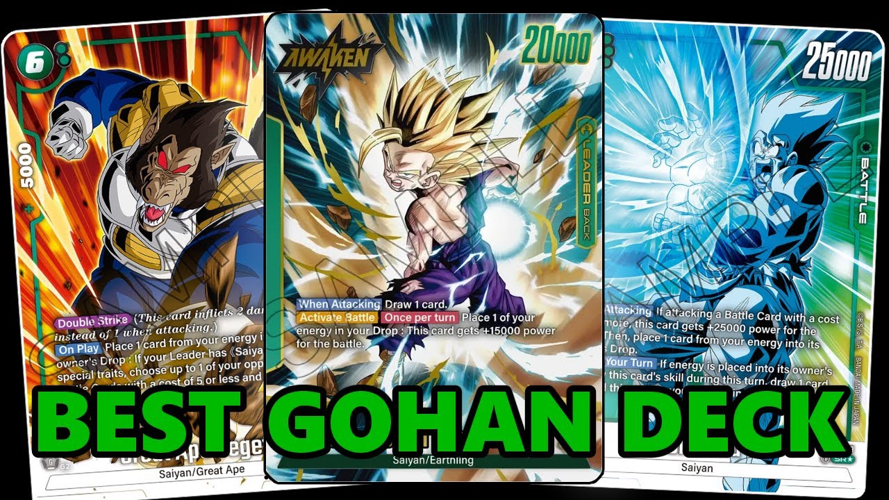 The Best Gohan FB04 Deck Dragon Ball Fusion World - YouTube