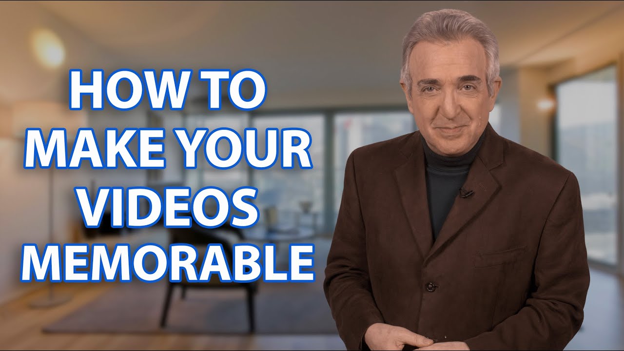 How to Make Your Videos Memorable - YouTube
