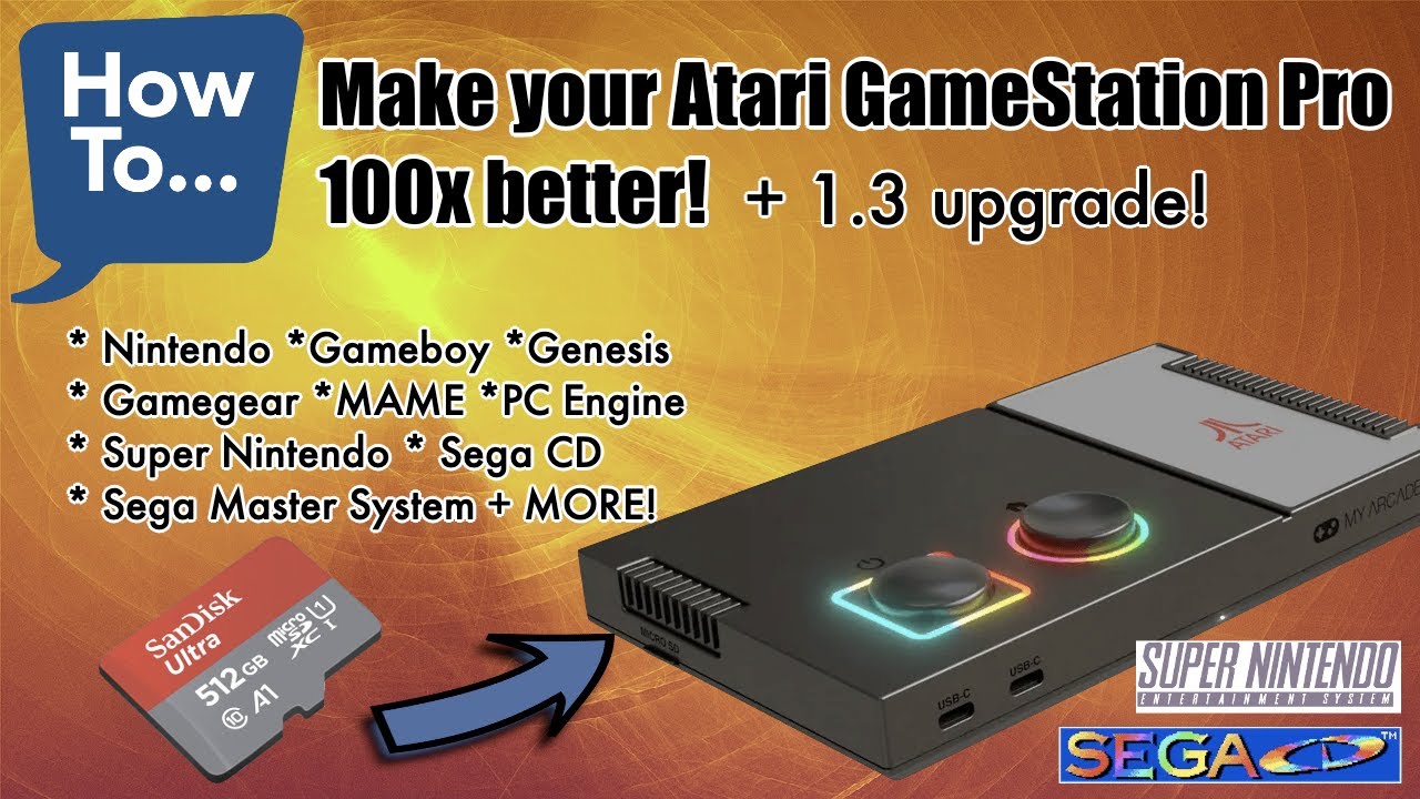 How to add games and upgrade MyArcade Gamestation Pro - YouTube