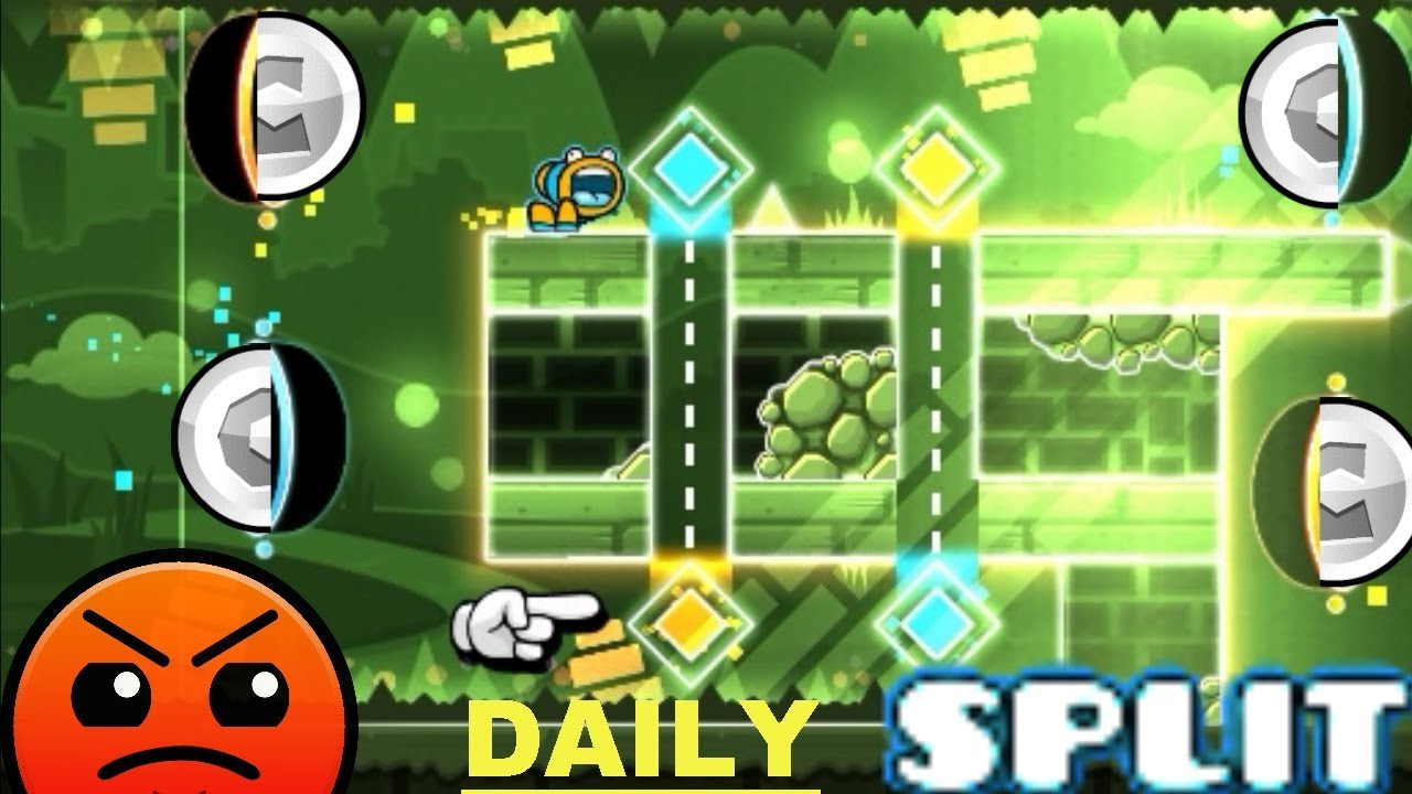 SPLIT by KNOTS | Geometry Dash 2.1 | Daily level 229 | Maindashcraft ...