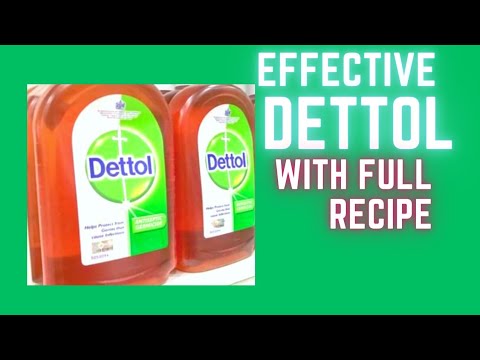 HOW TO MAKE HIGH QUALITY ANTISEPTIC (DETTOL) AT HOME - YouTube