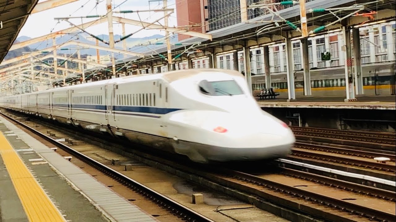 🇯🇵🚅N700A 16-car『NOZOMI #42 for Tokyo』@ShinShimonoseki station・🇯🇵🚅N700A系16編成『のぞみ42号東京行き』@新下関駅通過 ...