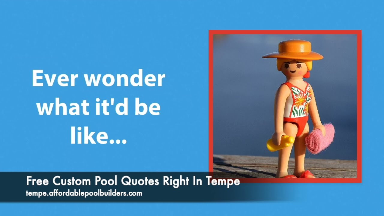 Custom Swimming Pool Quotes Tempe - Pool Construction Tips - YouTube