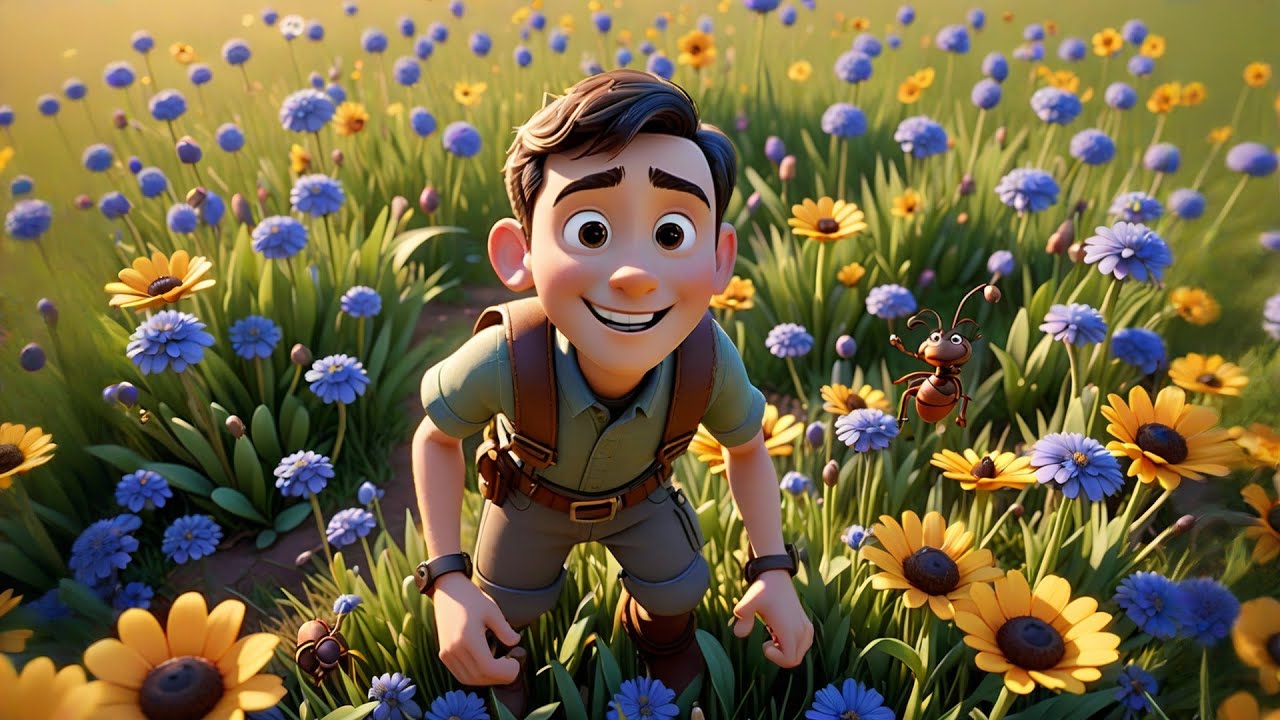 Seven Marching Ants Count the Steps | Counting Song for Kids | Learn ...