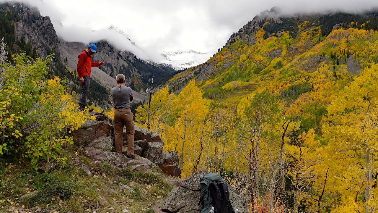 Colorado Four Pass Loop in fall colors and fresh snow - YouTube