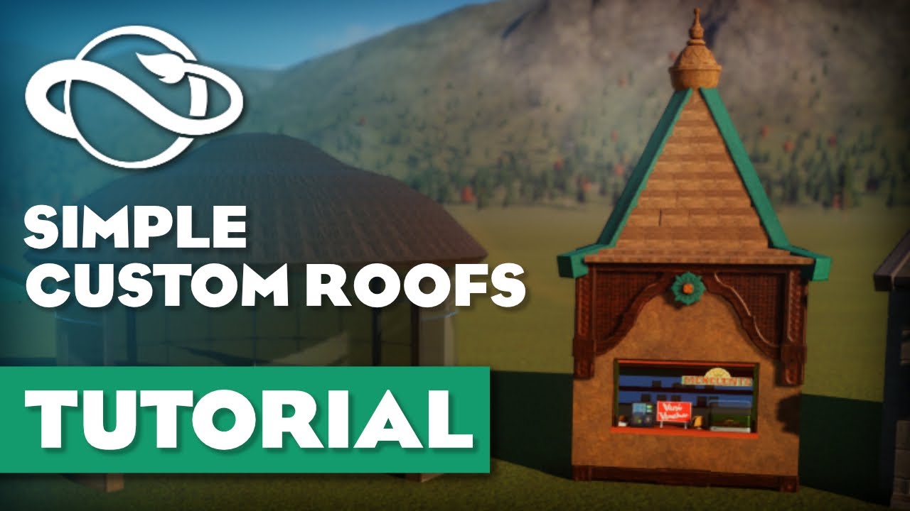 How To Build Custom Roofs In Planet Zoo - YouTube