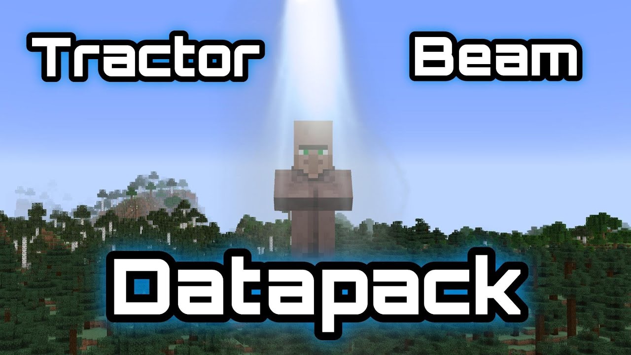 Tractor Beam Datapack in Minecraft - YouTube