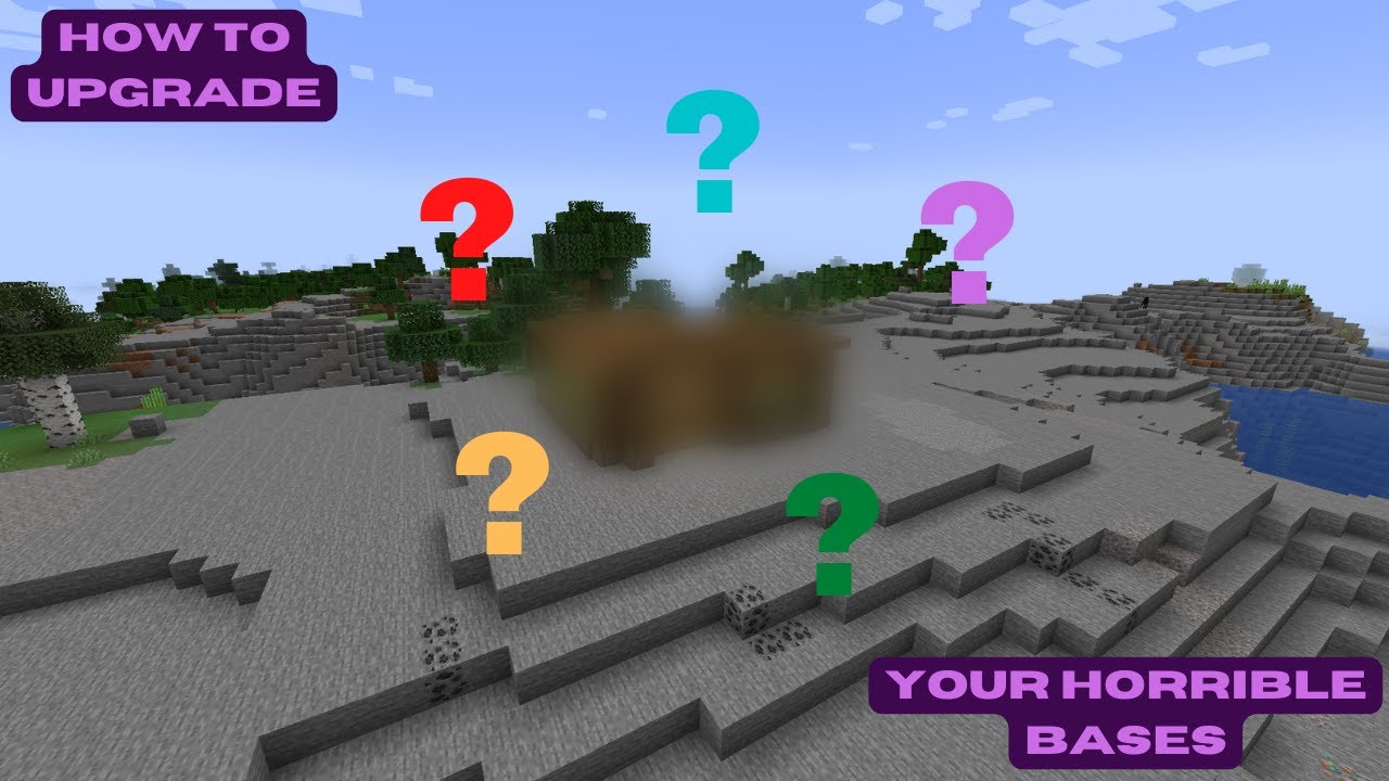 A Guide To Upgrade Your Minecraft Bases - YouTube