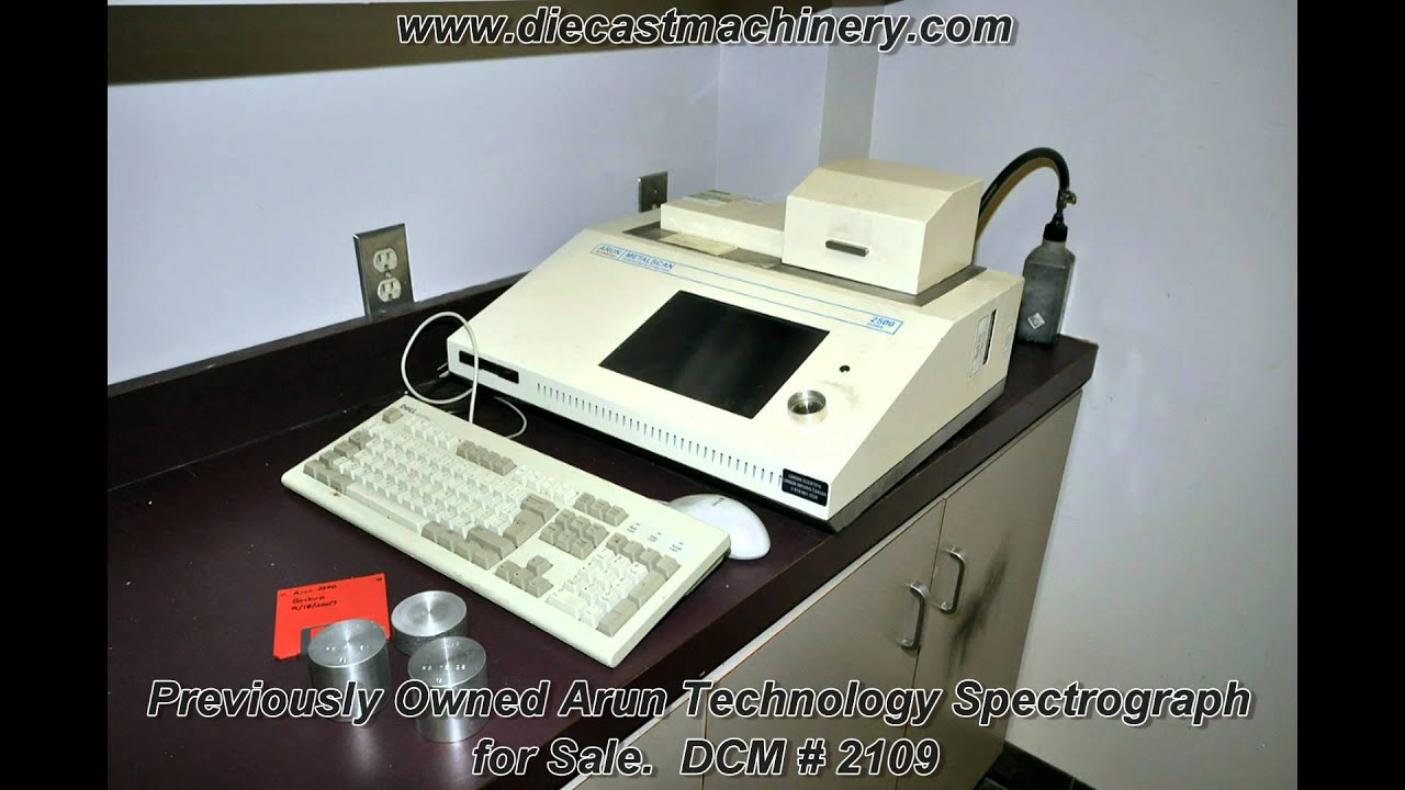 Used Arun Technology Spectrograph. DCM 2109 - YouTube