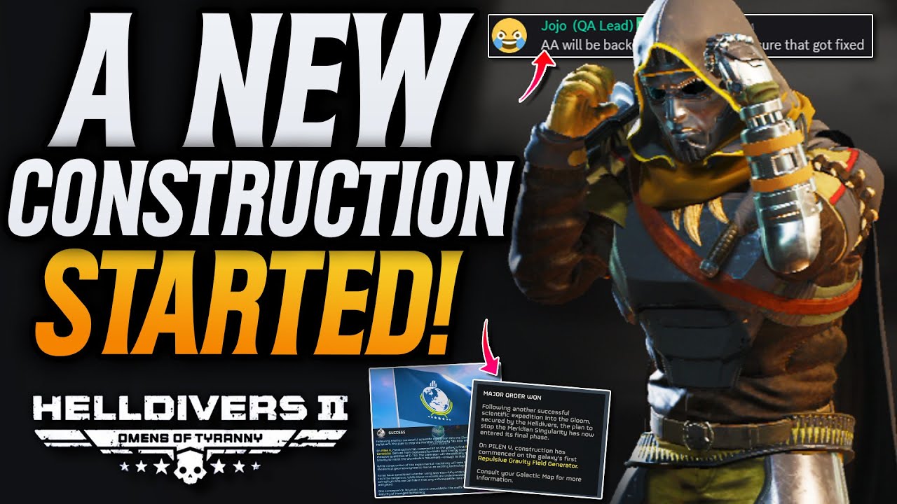 Helldivers 2 Gravity Field Generator! A New Construction! - YouTube