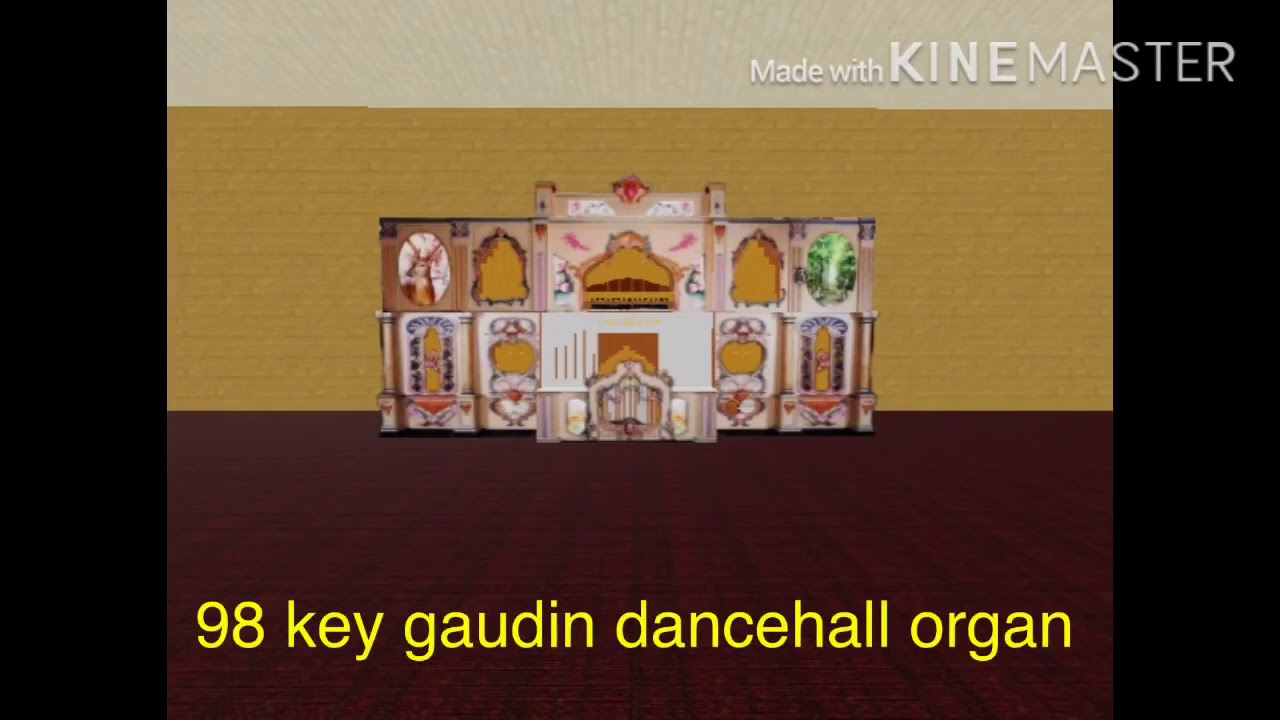 Gaudin 98 key dancehall organ (Brant’s organ museum) - YouTube