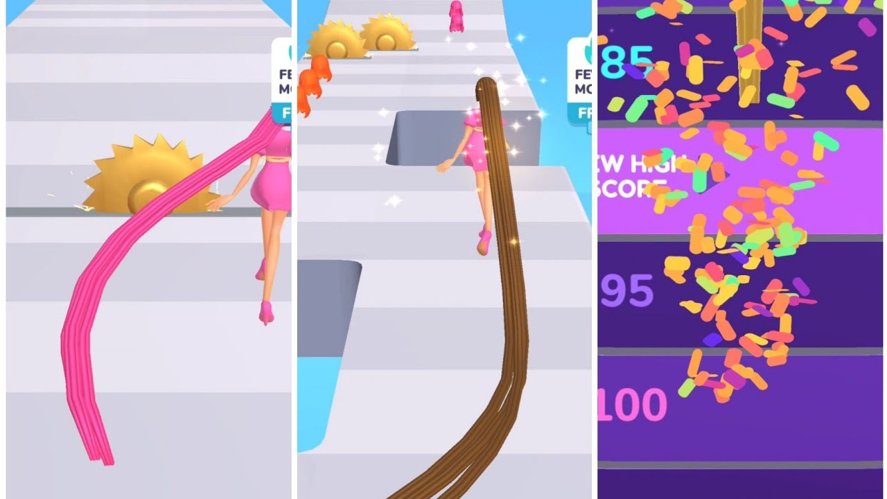 Hair Challenge All Level Android IOS Gameplay🎯 #game - YouTube