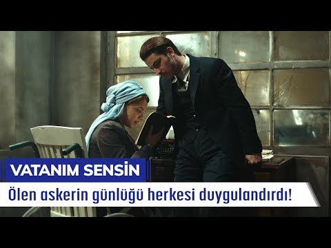 Ölen askerin günlüğü herkesi duygulandırdı! - Vatanım Sensin 53. Bölüm