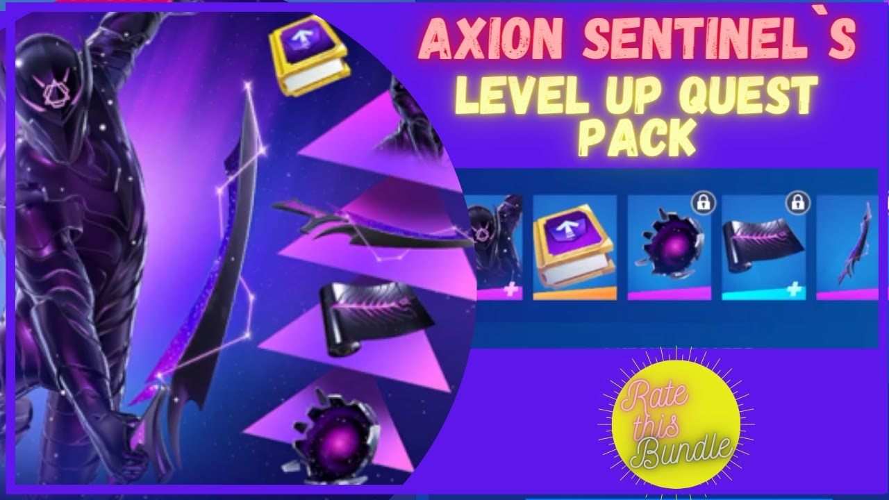 Axion Sentinel`s Level Up Quest Pack Fortnite - YouTube