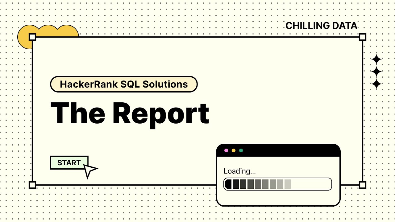HackerRank SQL Solution - [The Report] - YouTube