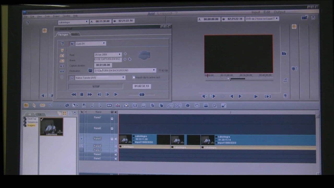 Dica Avid Liquid 7 - Como capturar em background? - YouTube