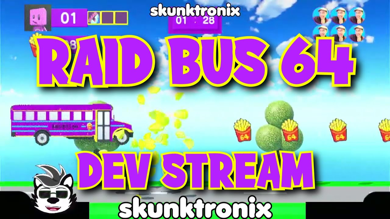 Raid Bus 64 Update! - Drawing New Textures - YouTube