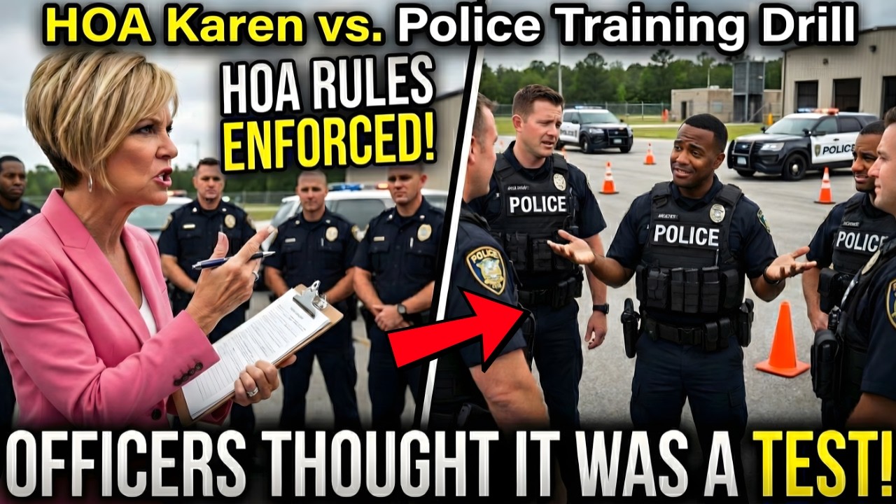 HOA Karen Enforced HOA Rules at a Police Training Drill — Officers ...