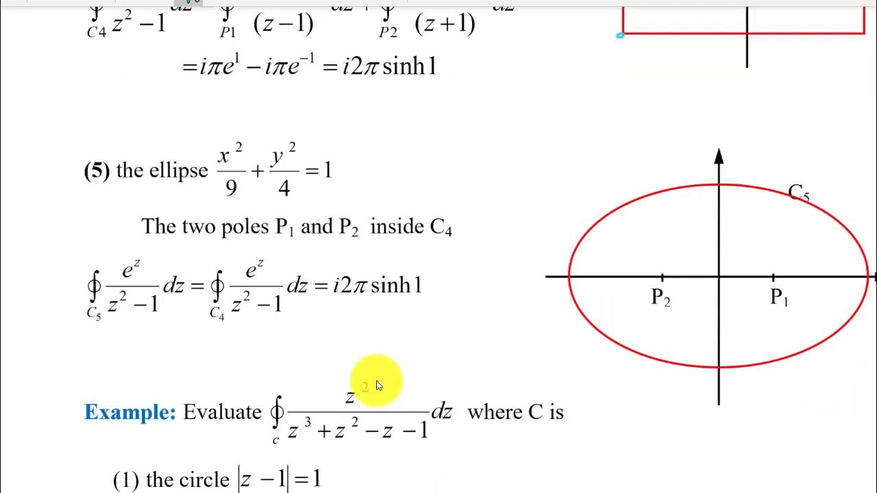 Engineering Analysis - Complex variables and functions - Contour Integrals Lecture6 - YouTube