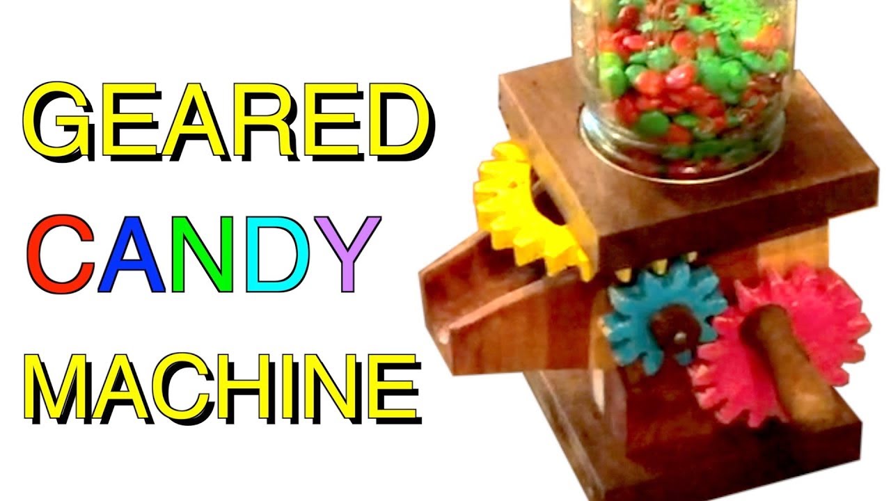 Give the Gift of Woodworking. Geared Candy Machine. FarmCraft101 - YouTube