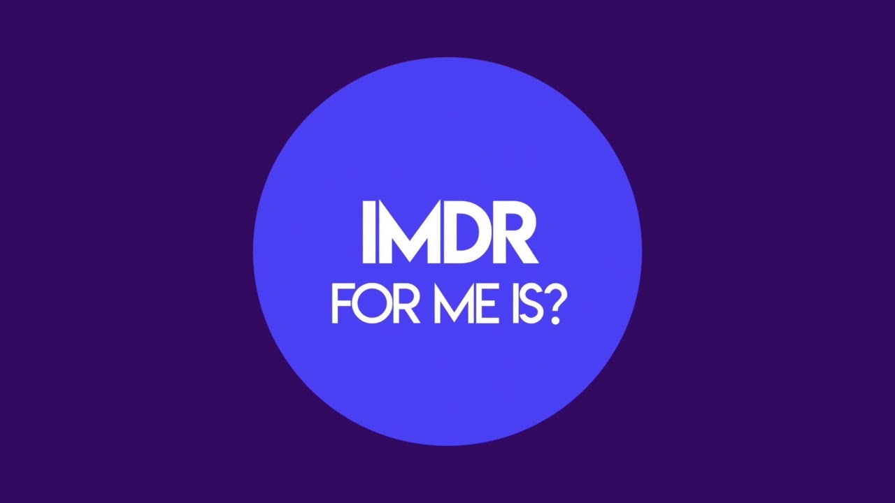 IMDR @ 2020 - YouTube