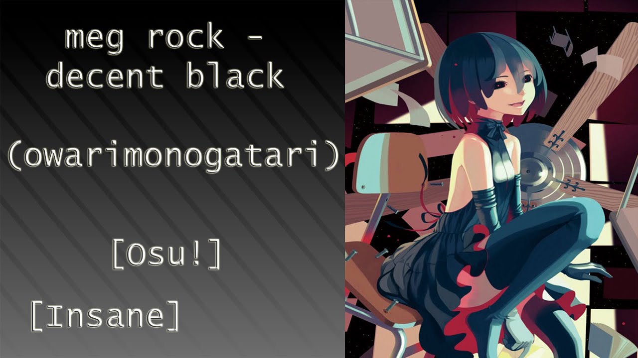 Osu! meg rock - decent black[Insane] - YouTube