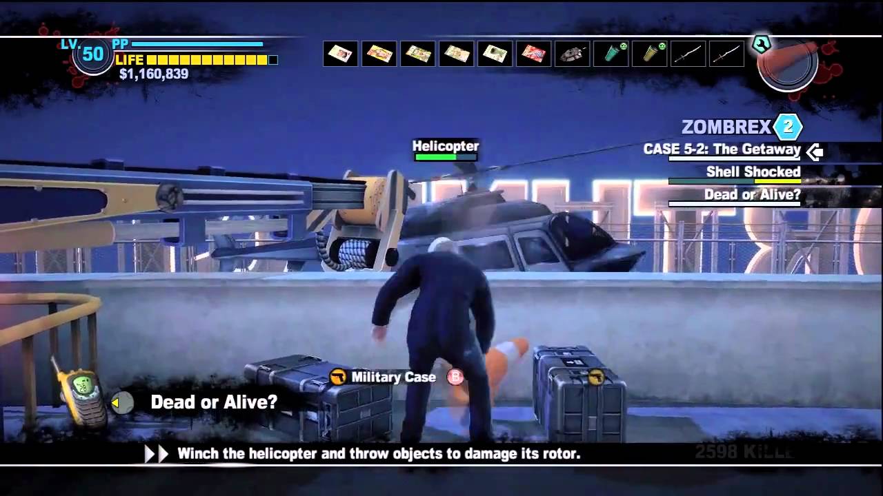 Dead Rising 2: Defeating Tyrone "TK" King (Helicopter) (dr choo) - YouTube