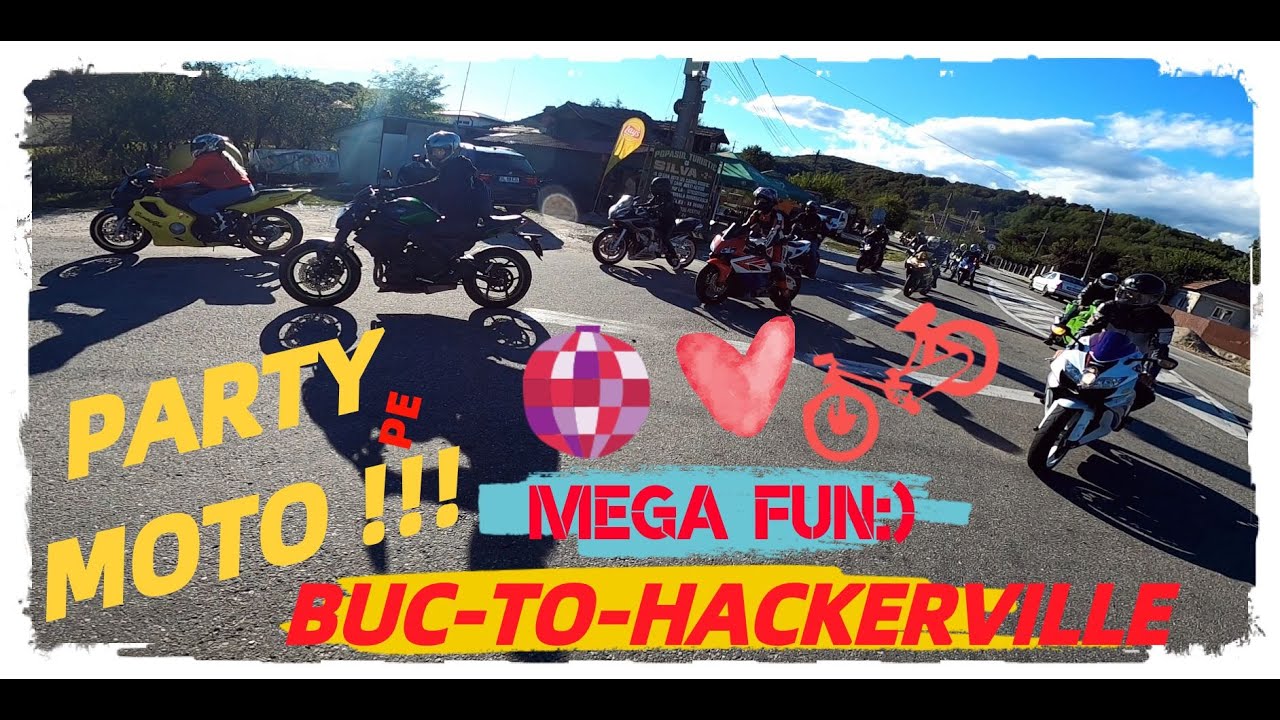 Din Bucuresti la Valcea pe motor Hackerville ! Mega grup super fun ...