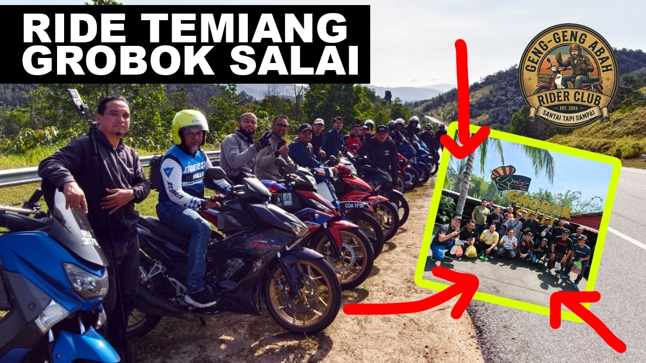 Ride kedua abah-abah PPAM Dalur kali ni ke Grobok Salai lalu Temiang ...