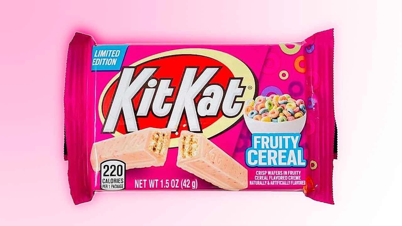 You Won't' Believe This Weird Chocolate - Kit Kat Fruity Cereal | A ...