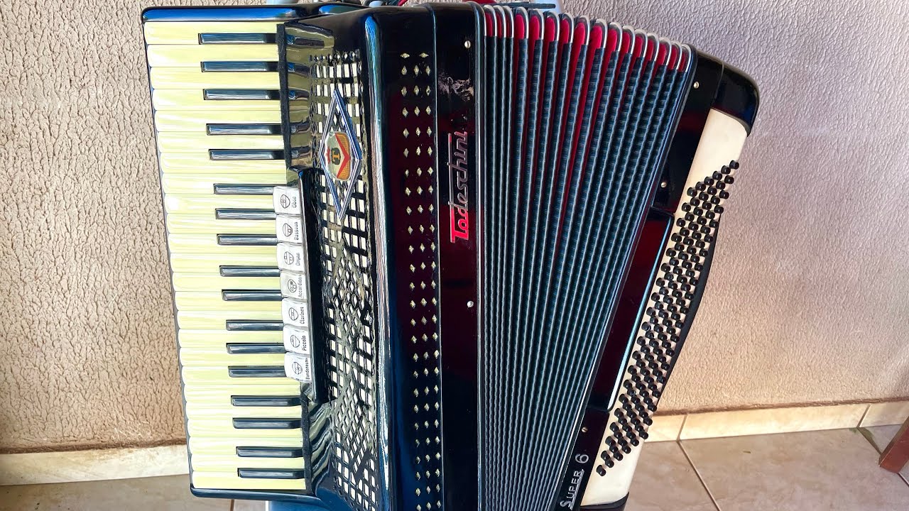 (Vendido ) Acordeon Scala Super 6 Oitavada Eletrificada - YouTube