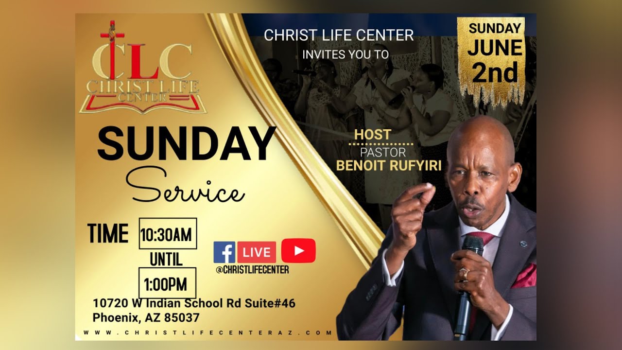 CHRIST LIFE CENTER' S SUNDAY SERVICE ( June 2nd, 2024) - YouTube