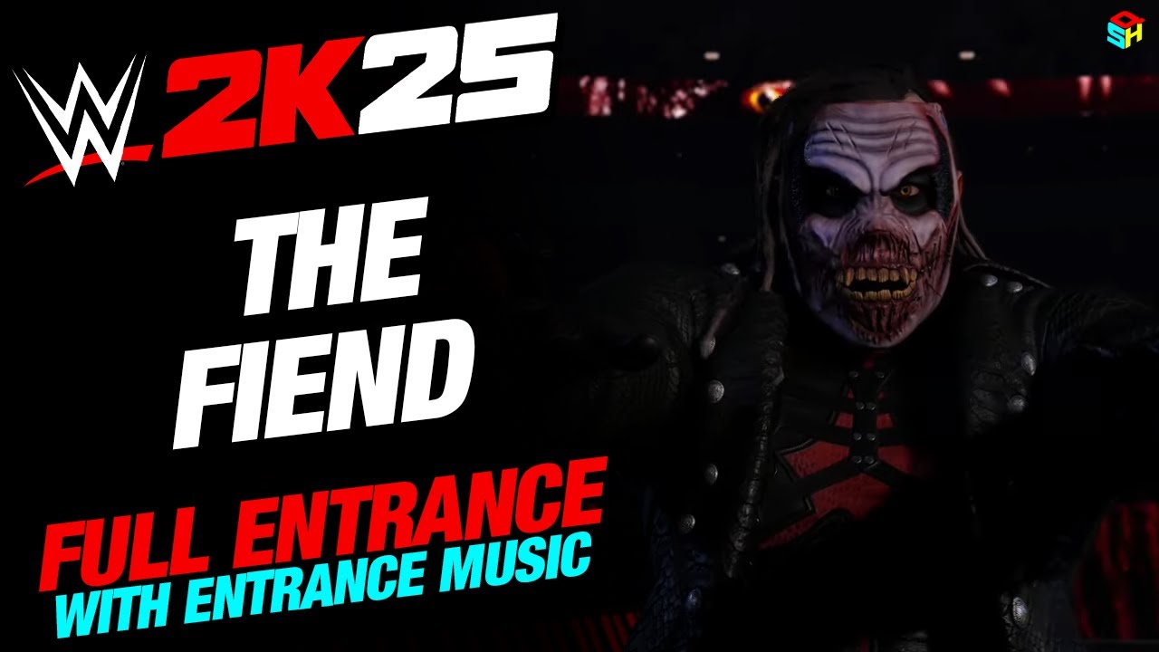THE FIEND WWE 2K25 ENTRANCE - #WWE2K25 THE FIEND ENTRANCE WITH MUSIC ...