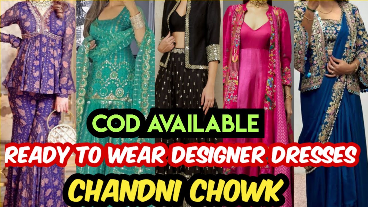 INDO WESTERN DRESSES CHANDNI CHOWK LATEST DESIGNER PARTY WEAR ...