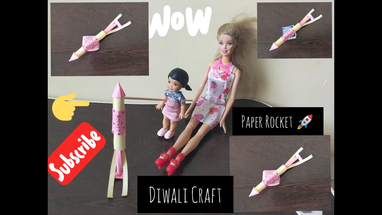 How To Make Diwali Rocket using Paper | Rocket Pattasu | Rocket Fire ...