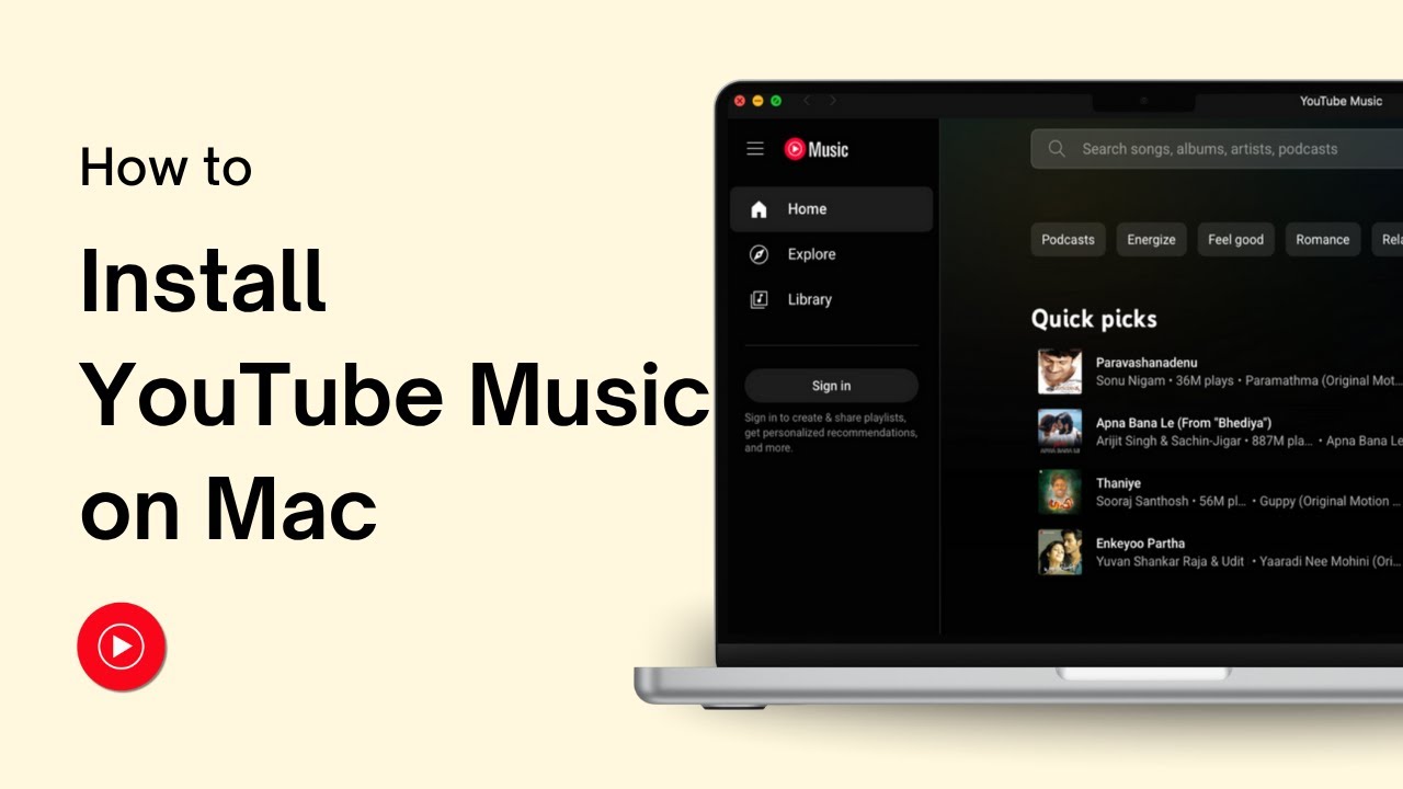 How to Install YouTube Music on Mac - YouTube