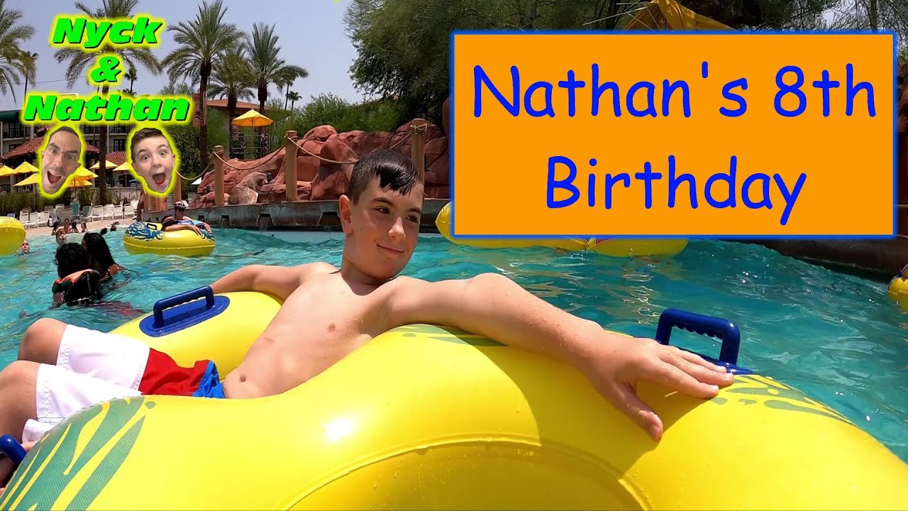 Nathan's Birthday at the Water Park | Arizona Grand - YouTube
