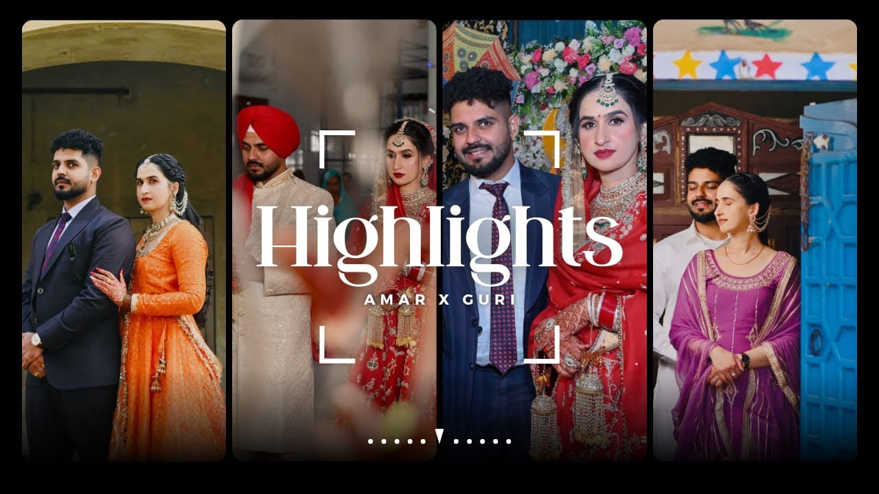 Wedding highlights of Amar x Gur | Wedding highlights of Veera and ...
