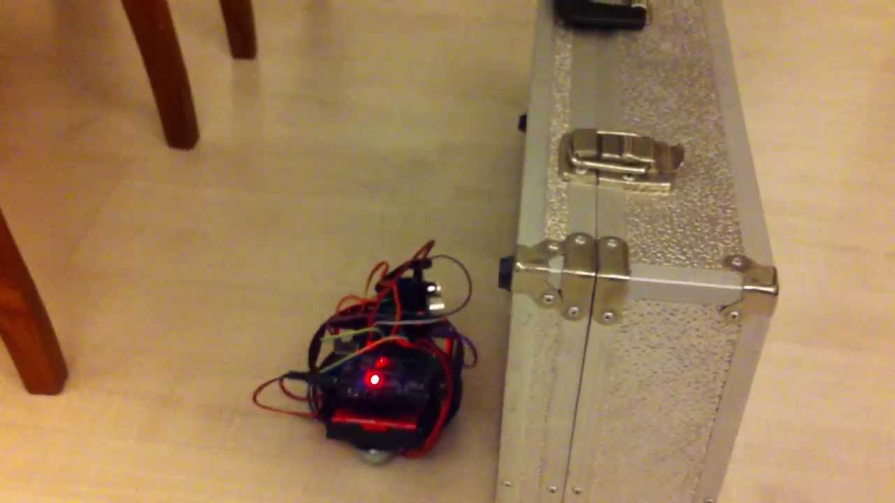LOLBot - Wall following robot - YouTube