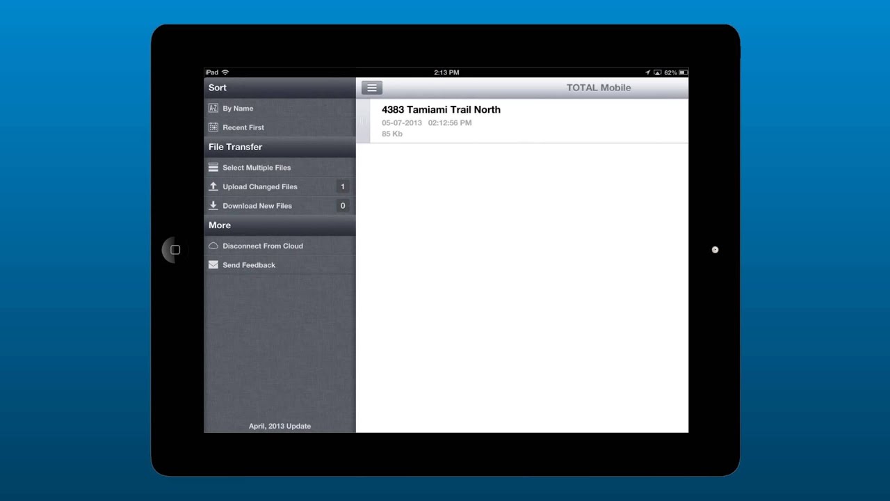 Syncing your TOTAL for Mobile reports to TOTAL on the desktop - YouTube