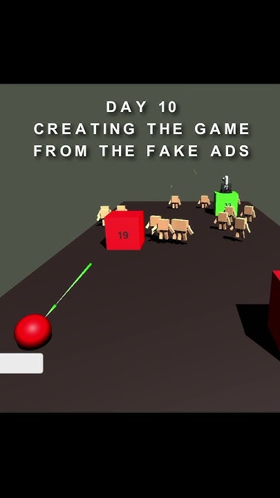 Day 10 Creating The Game From The Ads Gamedev Gamedevelopment Unity3d Programming Youtube