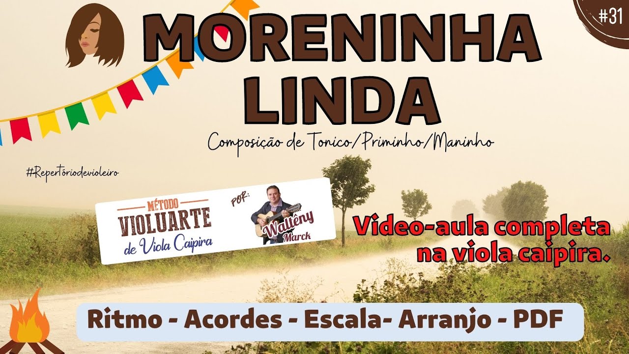 Letra Da Música Moreninha Linda Librain