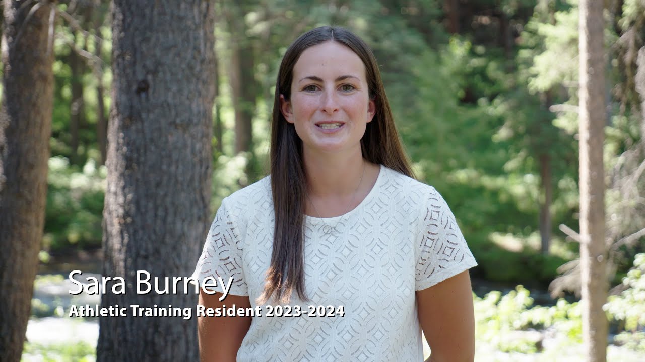 Athletic Training Resident Sara Burney - YouTube